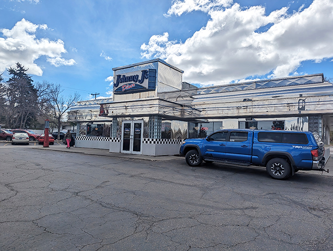 Approaching Johnny J's is like spotting an oasis in the Wyoming landscape &ndash; that iconic sign practically whispers "pancakes ahead" to hungry travelers.