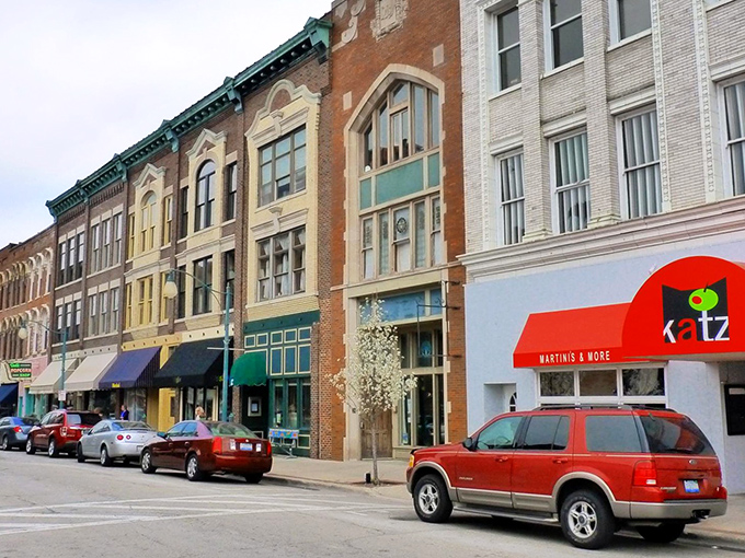 Merchant Street showcases Decatur's blend of preservation and progress, with colorful awnings beckoning visitors into locally-owned shops that have weathered economic storms with Midwestern resilience.