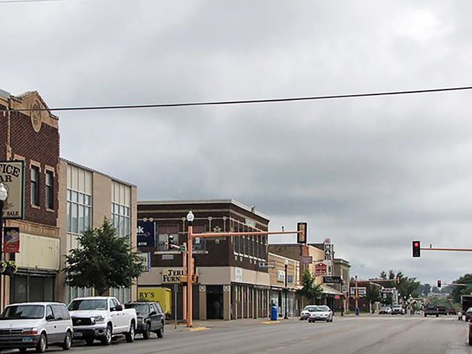 Historic brick facades line Jamestown's main street, where time seems to move at a more civilized pace than your average rush hour.