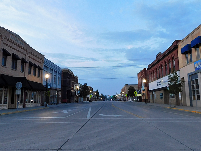 Historic brick facades line Jamestown's main street, where time seems to move at a more civilized pace than your average rush hour.