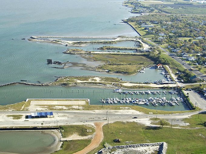 Port Lavaca's marina isn't trying to be Monaco's harbor&mdash;and that's precisely its charm. Fishing boats that actually fish, not just pose for Instagram.