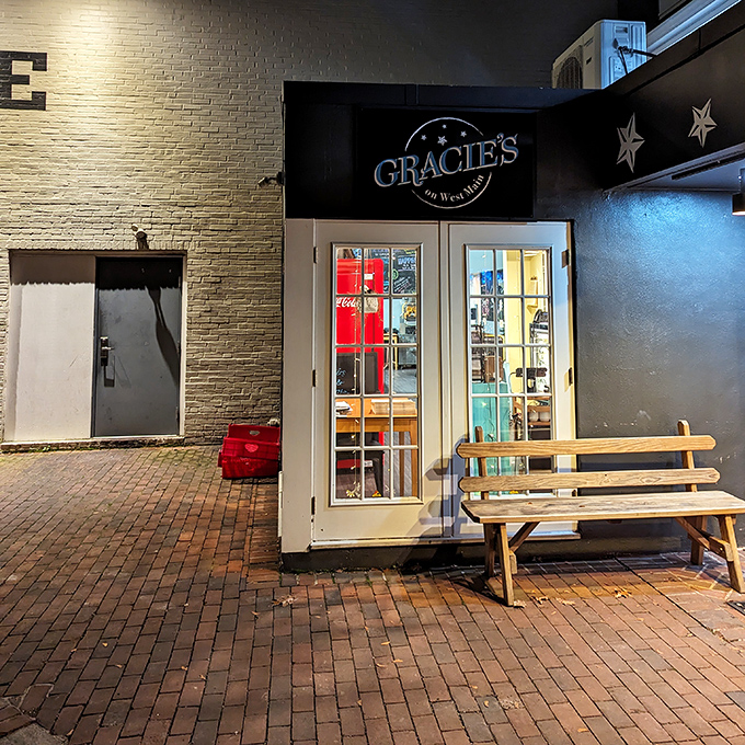 The stars aren't just decorative at Gracie's entrance – they're a preview of the stellar breakfast experience waiting inside this charming Leola landmark.