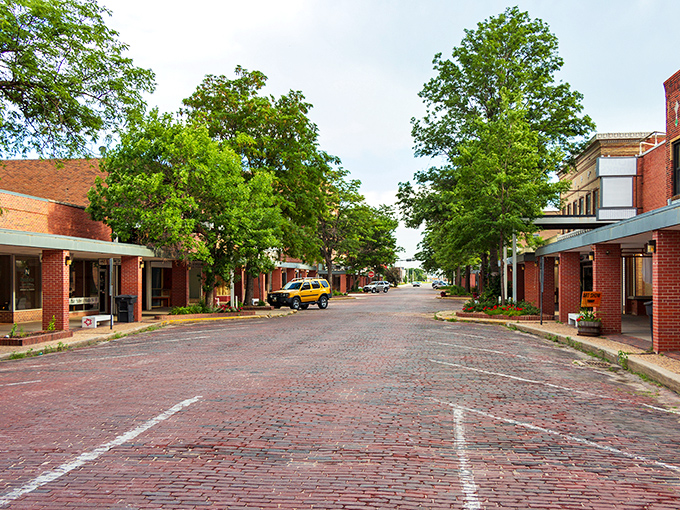 Downtown North Platte stretches out like a postcard from America's heartland, where brick buildings tell stories and grain silos stand sentinel.