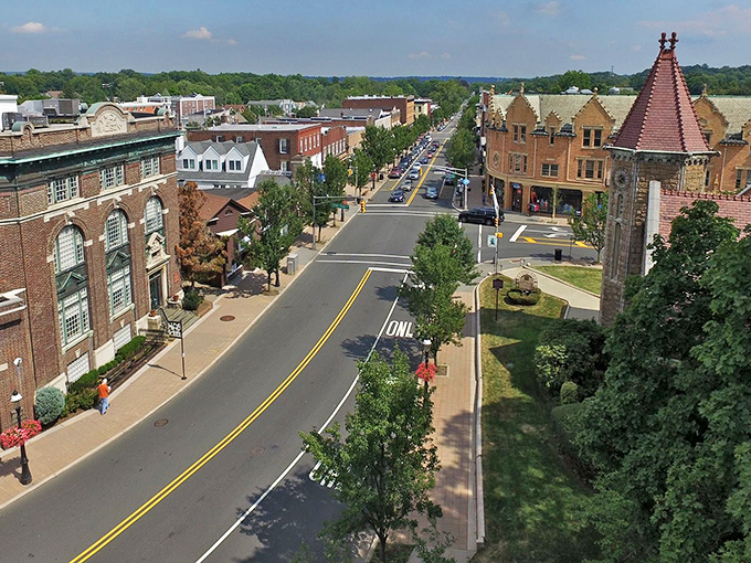 Madison's Main Street unfolds like a movie set, where historic architecture and small-town charm create the perfect backdrop for your own Gilmore Girls fantasy.