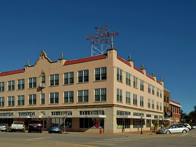 The historic Chickasha Hotel stands as a testament to small-town charm with big personality. Downtown living at its most affordable!