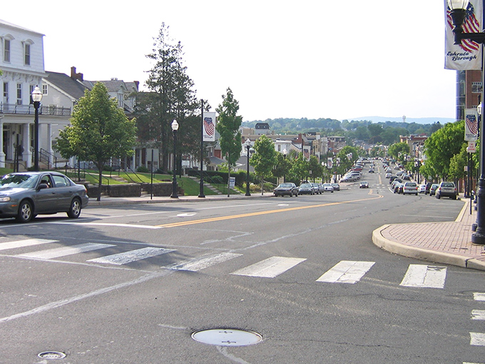 Basin Street stretches into the distance, offering that quintessential small-town America vibe where everyone knows your name&mdash;or at least pretends to.