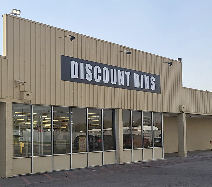 No fancy frills here&mdash;just a straightforward promise of bargains that'll make your wallet do a happy dance. The sign says it all.