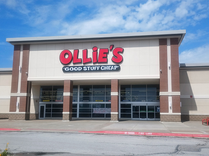 That bold red facade isn't just signage&mdash;it's a promise that your wallet's about to get a well-deserved vacation.