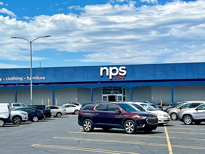 Under brilliant blue skies, NPS beckons bargain hunters like a retail oasis in the desert of full-price shopping.