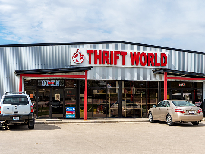 The unassuming exterior of Thrift World belies the treasure trove within&mdash;like finding a gourmet meal at a roadside diner, the surprises await inside.
