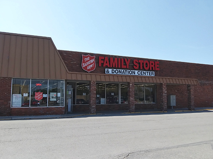 The unassuming exterior hides a treasure trove within. Like finding an uncharted island of bargains in a sea of retail conformity.