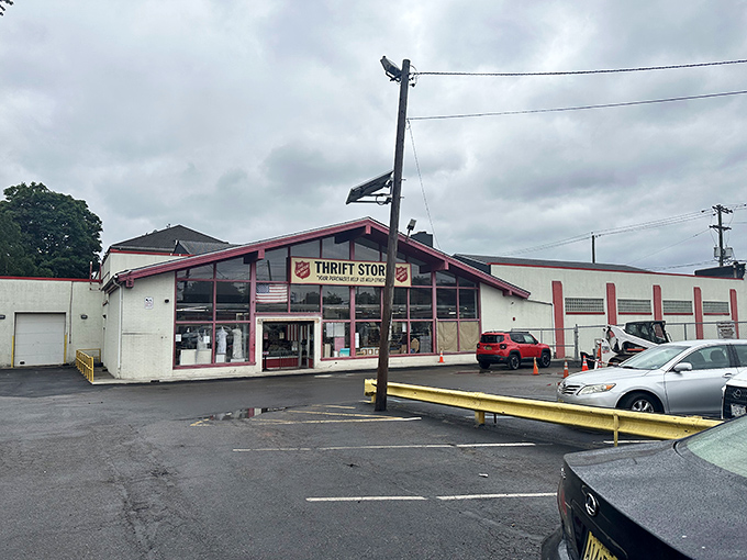 The red and white facade promises treasures within &ndash; your car trunk doesn't stand a chance against what's inside.