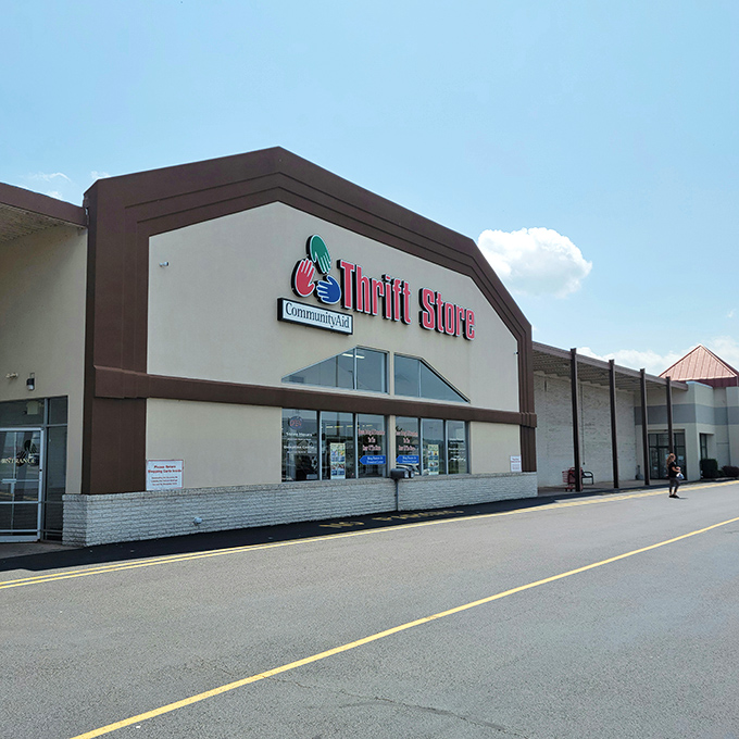 From the outside, it's just another building. Step inside, and suddenly you're in the Narnia of secondhand shopping.