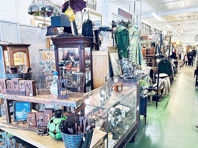 Every corner of Paris Vintage Market tells a story&mdash;this particular nook might contain your next family heirloom or conversation piece waiting to be discovered.