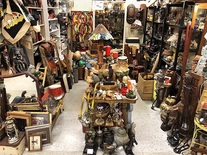 A treasure hunter's dream come true! Paradise Mall's aisles overflow with vintage finds, each corner promising new discoveries for the curious explorer.
