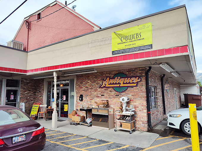 The exterior promises adventure, and that vintage "Antiques" sign isn't lying&mdash;this place delivers the goods in spades.