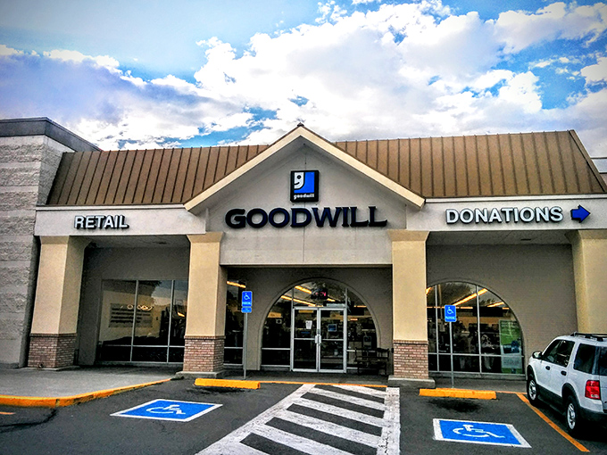 Your treasure hunting headquarters awaits behind those welcoming doors, where bargains bloom like wildflowers after spring rain.