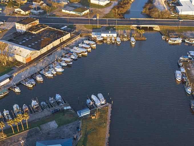 Fishing boats line the harbor like patient anglers, a testament to Port Lavaca's working waterfront where retirement dollars stretch as far as the horizon.