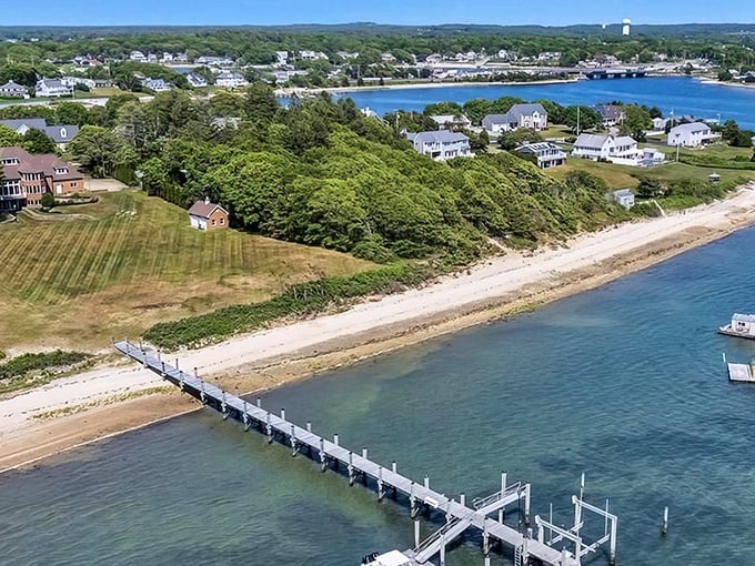 Waterfront living at its finest &ndash; where pristine beaches meet lush greenery, and every dock seems to promise a perfect summer day.