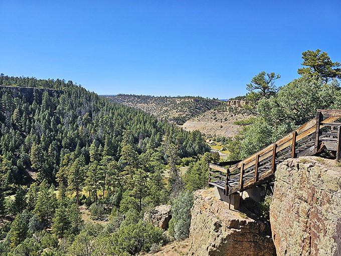 Mother Nature flaunts her finest blue ensemble, as the sky and horizon compete to look impossibly perfect.