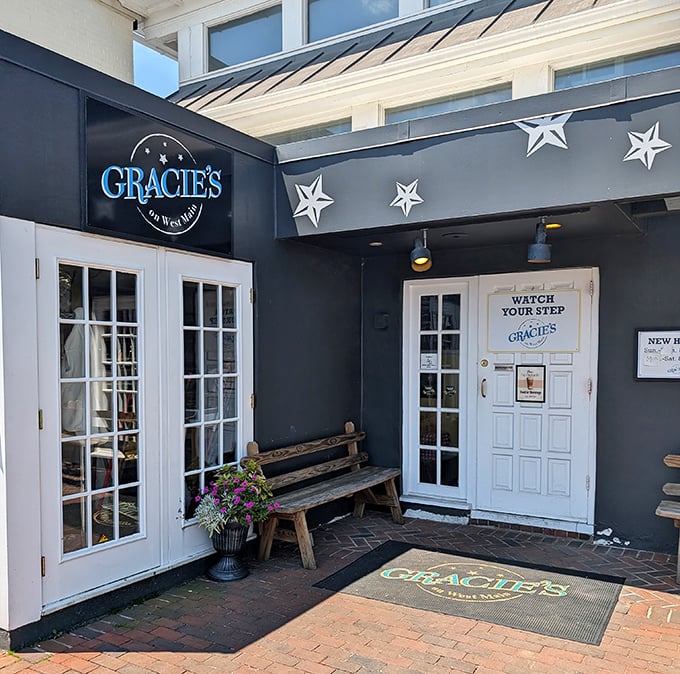 The stars aren't just decorative at Gracie's entrance &ndash; they're a preview of the stellar breakfast experience waiting inside this charming Leola landmark.