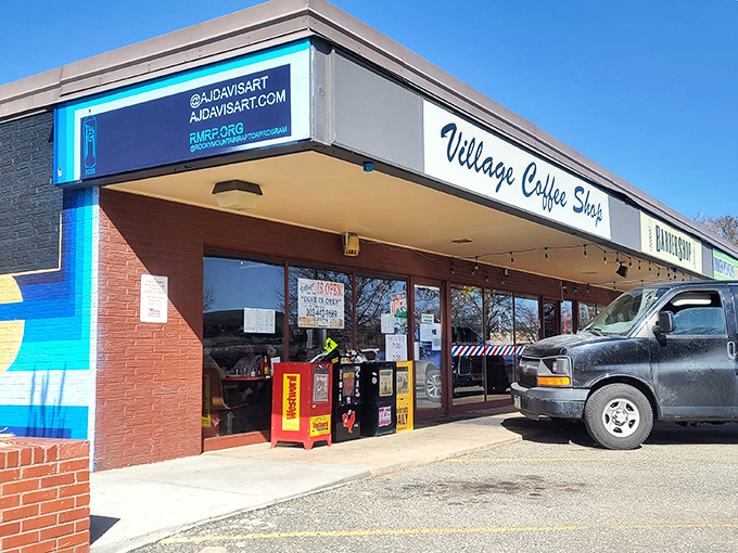 The unassuming storefront of Village Coffee Shop stands as Boulder's time capsule of breakfast perfection, where culinary magic happens without pretense.