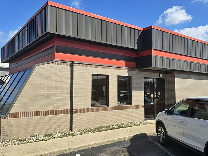 The unassuming exterior of Edinburgh Diner hides culinary treasures within, like a delicious secret waiting to be discovered by hungry travelers.