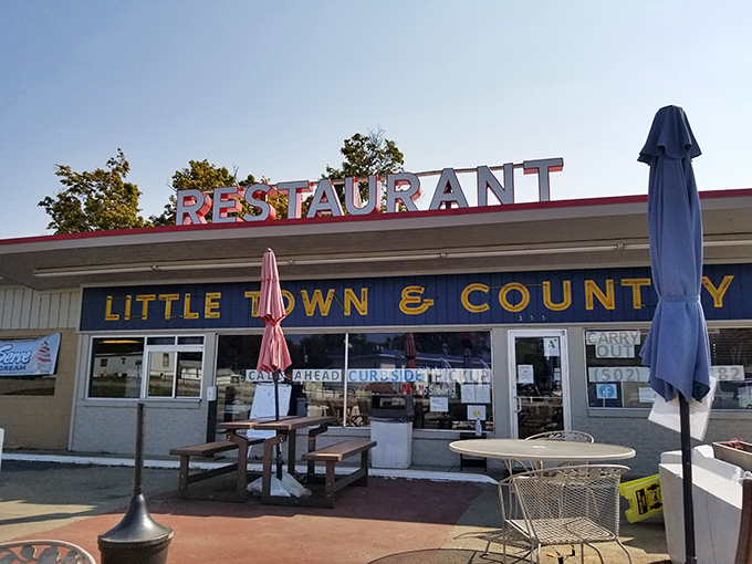 Picnic tables outside hint at the casual vibe within &ndash; this isn't fine dining, it's something better: real food where conversations flow as freely as the coffee.
