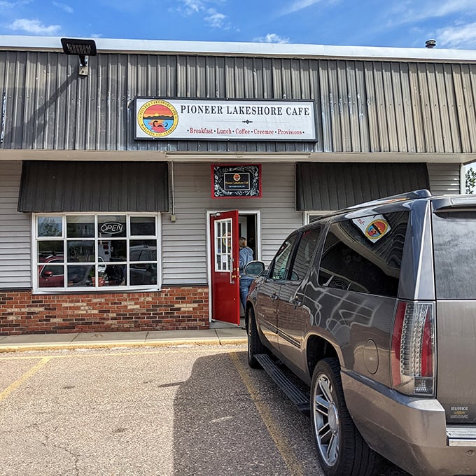 The unassuming burgundy exterior of Pioneer Lakeshore Caf&eacute; proves once again that Vermont's best culinary treasures often hide in plain sight.