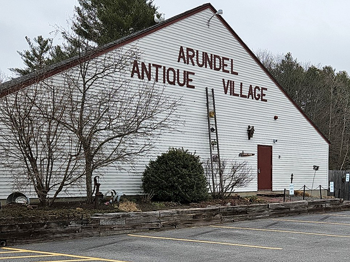 The iconic white barn exterior proudly announces its purpose&mdash;no fancy frills needed when what's inside speaks volumes.