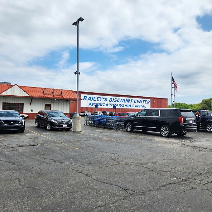 Bailey's Discount Center proudly declares itself "America's Bargain Capital" &ndash; a bold claim that feels entirely justified once you step inside this treasure trove of deals.