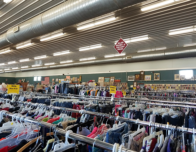 A treasure hunter's paradise where racks of potential stretch like the North Dakota horizon, waiting for discovery.