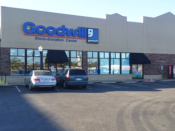 The treasure hunt begins! This unassuming exterior houses a wonderland where your $20 bill transforms into a shopping spree of epic proportions.