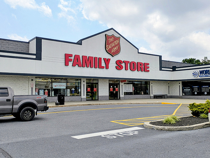 The iconic red shield beckons bargain hunters to a retail wonderland where your wallet actually thanks you afterward.