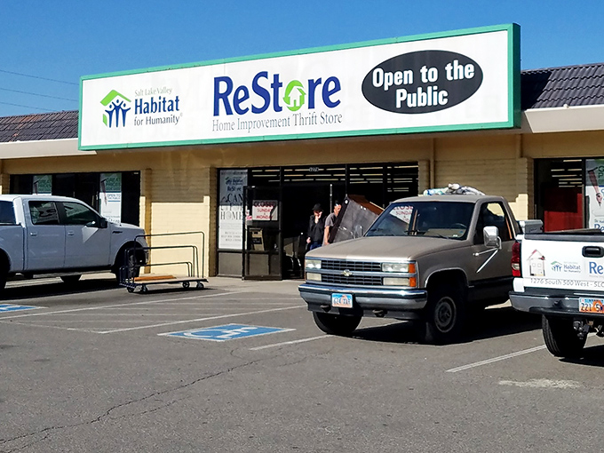 The unassuming storefront of ReStore beckons with promises of treasures that won't break your bank account.