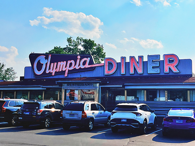 That iconic sign has been beckoning hungry travelers along the Berlin Turnpike for decades, promising comfort food and a slice of authentic Americana.