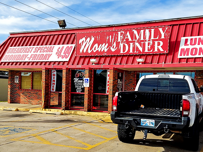 That iconic red roof beckons hungry Oklahomans with the promise of weekday breakfast specials that won't break the bank.