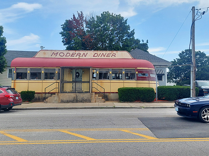 The diner that doesn't just serve history&mdash;it is history. Modern Diner's distinctive barrel roof and streamlined silhouette make fast food joints look like architectural amateurs.