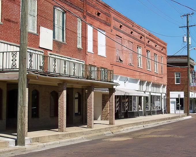 Historic brick buildings line Greenwood's streets, where time slows down and your retirement dollars stretch like Mississippi summer days.