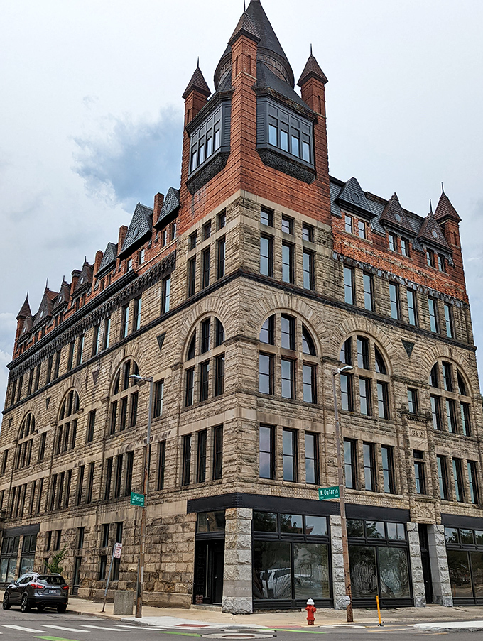 This isn't a movie set or your imagination running wild &ndash; it's an actual castle in downtown Toledo.