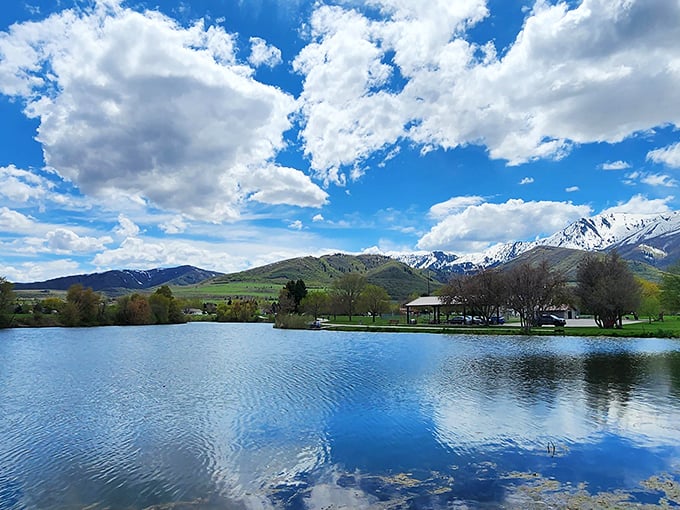Spring in Wellsville brings snowcapped peaks and crystal waters&mdash;Mother Nature's way of showing off without an Instagram filter.