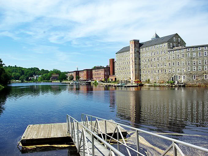 This beautiful Newmarket, New Hampshire postcard-worthy views. This charming river town is perfect for a slow-paced, scenic weekend drive.