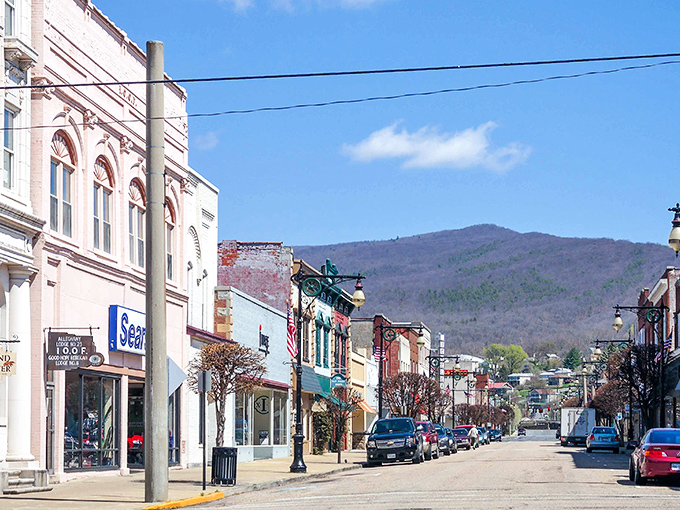 Main Street Covington stretches toward the mountains like a scene from a Norman Rockwell painting come to life, where every storefront tells a story.
