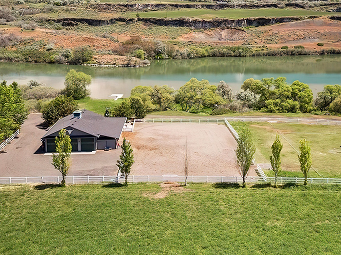 Riverside tranquility at its finest &ndash; a peaceful property nestled along the Snake River where the only rush hour involves fish swimming upstream.