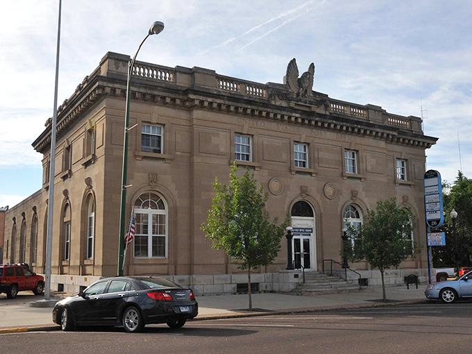 The stately Watertown Post Office stands as a testament to when government buildings were designed to inspire, not just house paperwork.