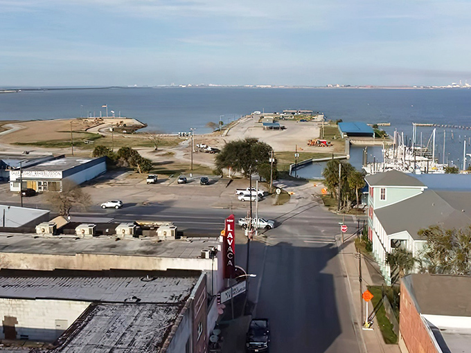 Downtown Port Lavaca meets the bay in perfect harmony. Where retirement dreams don't require winning the lottery first.