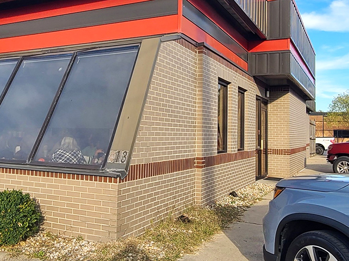 The unassuming exterior of Edinburgh Diner hides culinary treasures within, like a delicious secret waiting to be discovered by hungry travelers.