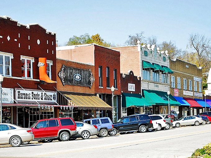 Downtown Harrison looks like a Norman Rockwell painting came to life, complete with brick storefronts and colorful awnings that make chain stores seem downright soulless.