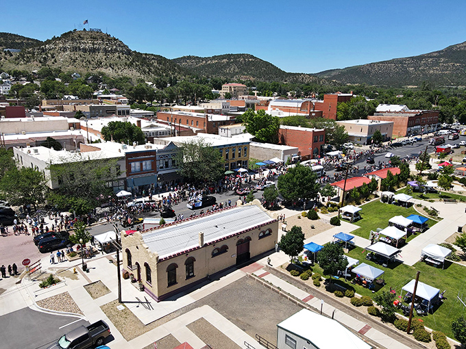 Raton's panoramic vista showcases nature's perfect backdrop for affordable living. Those mountains aren't just for show—they're your free daily entertainment.