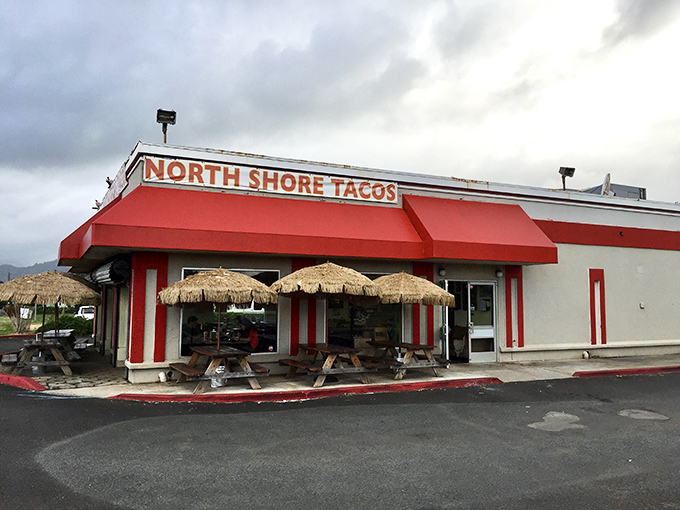 Where island vibes meet Mexican flavors! Those thatched umbrellas aren't just for show&mdash;they're signaling the perfect blend of aloha spirit and south-of-the-border zest.